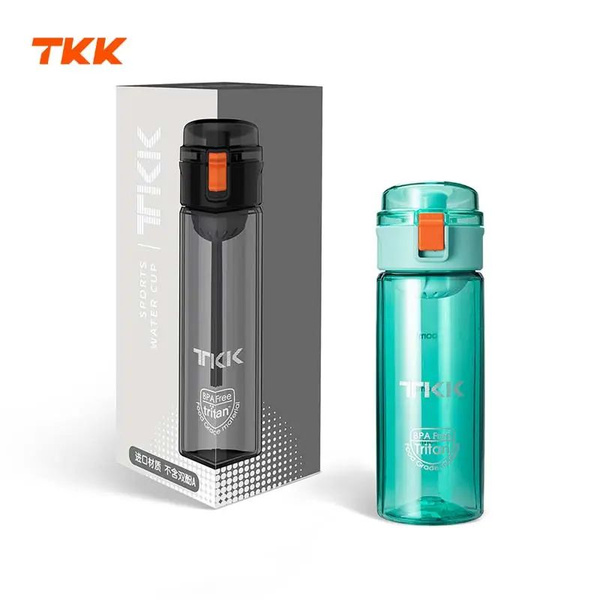 Спортивная фитнес бутылка фляга для воды TKK Premium из тритана, 550 мл ...