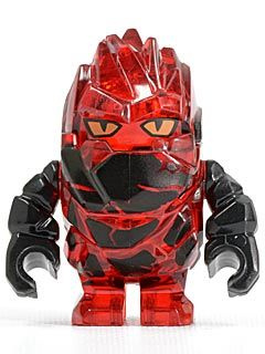 Минифигурка Lego Power Miners Rock Monster - Infernox (Trans-Red) pm027 ...