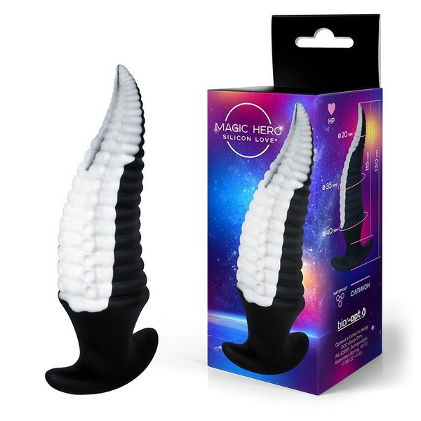 Bior toys Анальный стимулятор, цвет:черный, 13.0см - купить с доставкой по выгодным ценам в ...