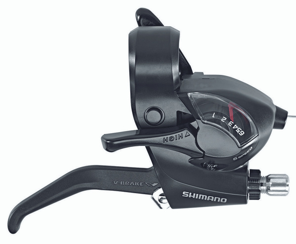 Шифтер для велосипеда Shimano Tourney ST-EF41, правый, 6 скоростей, арт ...