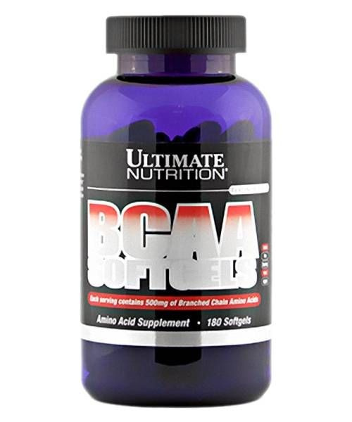 Аминокислоты Bcaa Softgels Ultimate Nutrition 180 капс. Ultimate ...