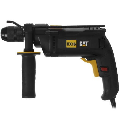 Дрель CAT DX16 ударный, быстрозажимной, 850 Вт, 48000 уд/мин, 3000 об/мин, реверс, 2.55 кг ...
