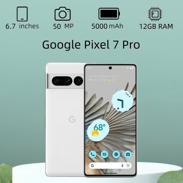 Смартфон Google Pixel 7 Pro 128 ГБ 12 ГБ Белый OLED/AMOLED 1 SIM купить ...
