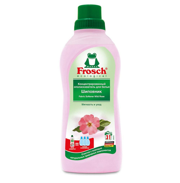 Ополаскиватель для белья Шиповник , Frosch, 750 мл, Германия - в заказе 1 шт.товара! - купить с ...