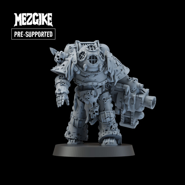 Миниатюра Wh40k DnD Death Guard / Гвардия Смерти: Dredge Marine with ...