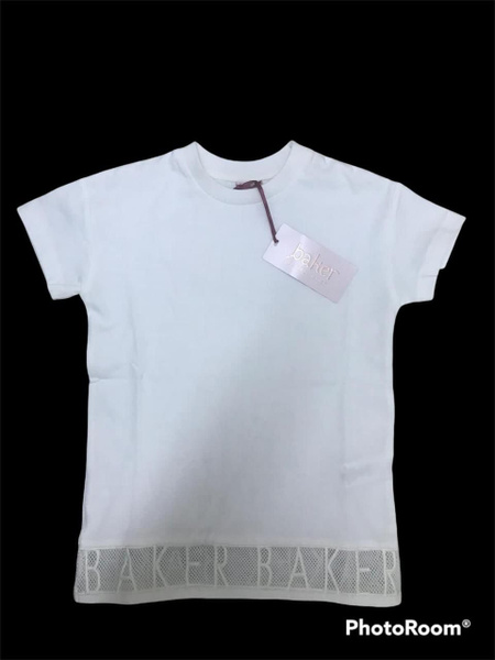 Футболка Девочки Ted Baker молочный, размер 128 Хлопок прямой Турция купить c доставкой на OZON ...