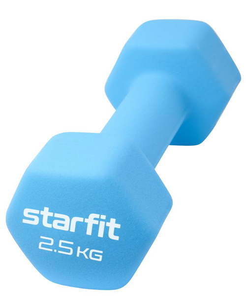 Гантели Starfit ЦБ-00001428, 1 шт. по 2 кг, голубой - купить по ...