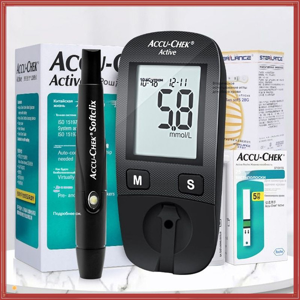 Roche Vitality Low Pain Blood Glucose Meter / Немецкий импортный тестер ...