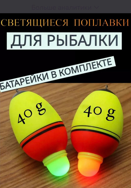Поплавки из эва для рыбалки на хищника, грузоподъемностью 40 гр 2шт ...