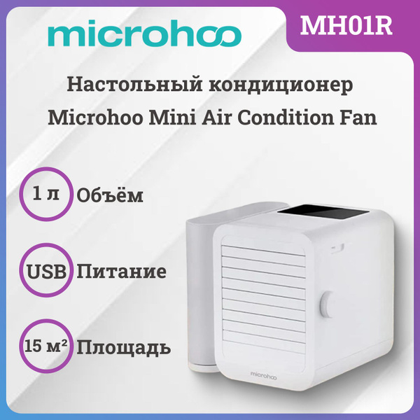 Настольный кондиционер Microhoo Personal Air Conditioning Fan (MH01R ...