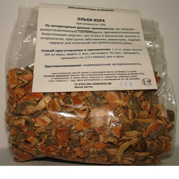 Ольхи кора 100 гр - купить с доставкой по выгодным ценам в интернет ...