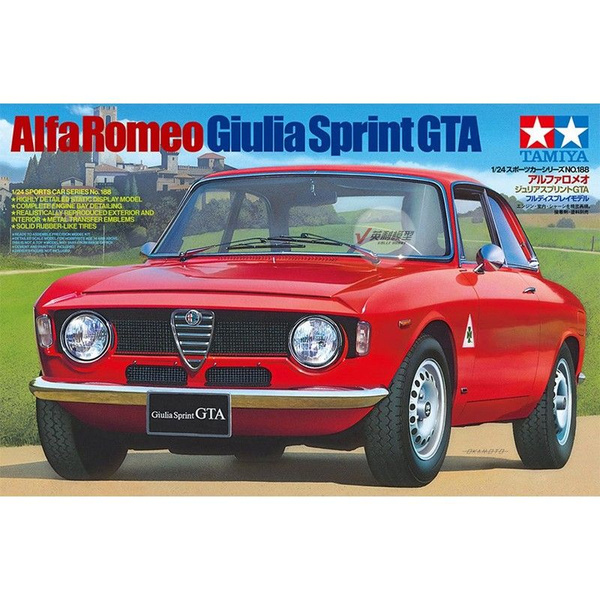 Сборная модель Машинка tamiya-24188 1/24 alfa romeo Giulia Sprint GTA ...