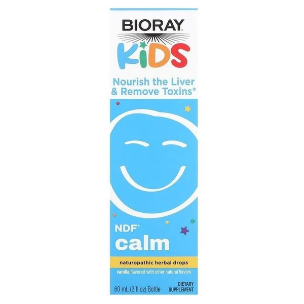 Bioray, NDF Calm, для детоксикации печени, улучшения сна и работы со ...
