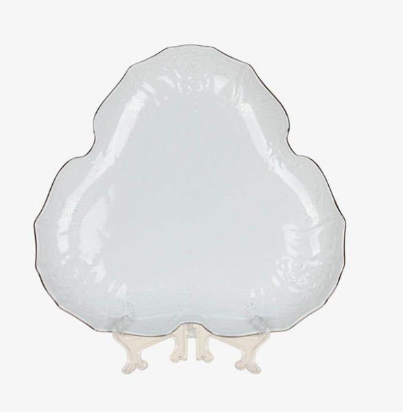 Поднос 27 х 2,5 см треугольный Thun "Бернадотт Платиновый узор" 314179 купить на OZON по низкой ...