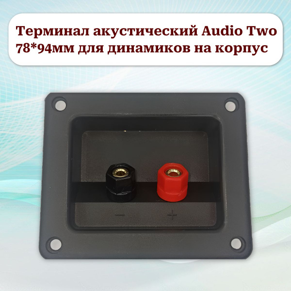 Терминал акустический для динамиков на корпус Audio Two, аудио ...