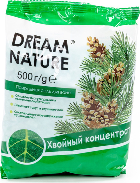 Cоль для ванны Dream Nature / Дрим Натур Хвойный концентрат природная ...