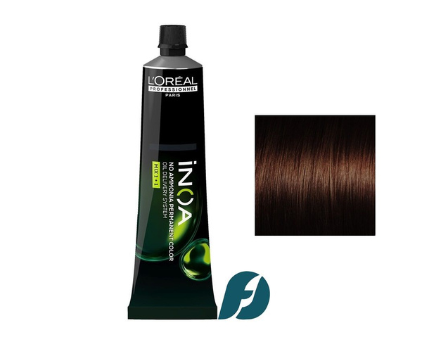 L'Oreal Professionnel iNOA 4.15 шатен пепельный красное дерево ...