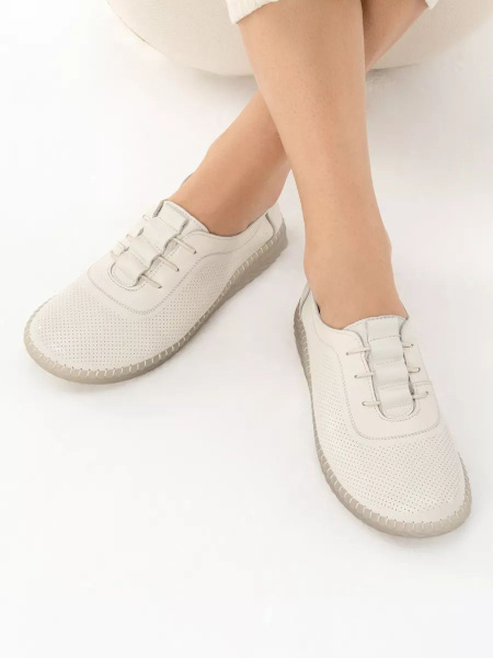 Туфли Женский Covani Натуральная кожа, размер 37 Без каблука 8 слиперы Гимнастика, Самокат ...