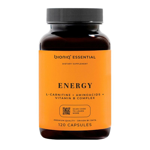 Характеристики Витамины Bioniq Essential ENERGY L-Carnitine+ Amino ...