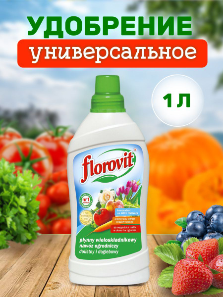 Удобрение Florovit универсальное жидкое 1 литр купить на OZON по низкой цене (1631608465)