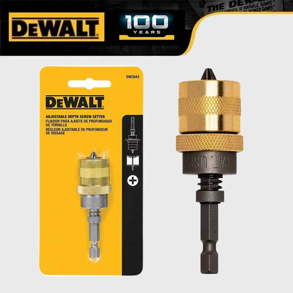 DEWALT Адаптер для бит магнитный 1/4" , Винт с регулируемой глубиной ...