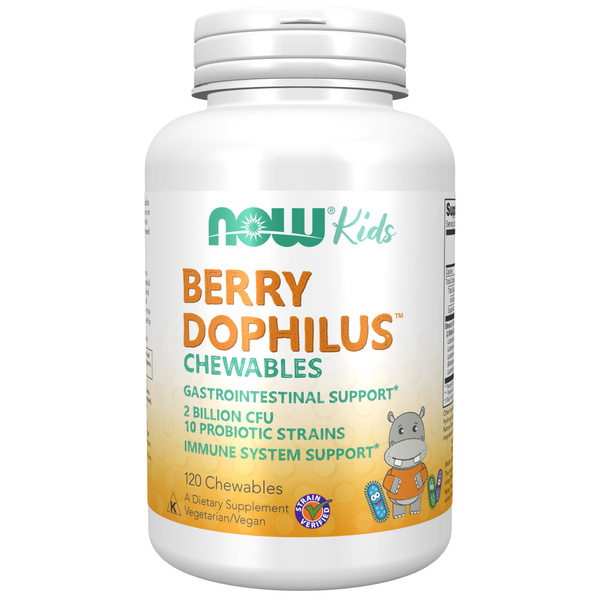 NOW Berry Dophilus Kids, дофилус пробиотик для детей 120 таб - купить с ...