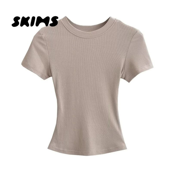 Футболка Skims размер 42 цвет светлый хаки 100 купить по выгодной цене в интернет магазине