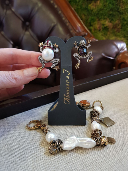 Alcozer&J Серьги крупные купить на OZON по низкой цене (1639950321)