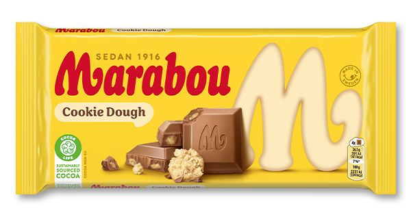 Marabou Шоколад молочный Cookie Dough с ванильным печеньем 185 г (из ...