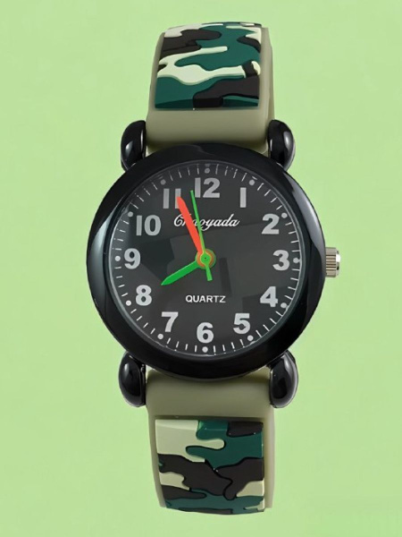 Chaoyada Часы наручные Кварцевые камуфляж - купить с доставкой по ...