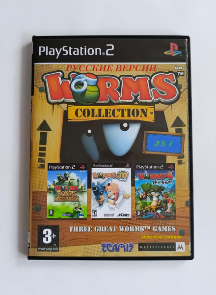 Игра Worms Collection 3in1 PS2 (PlayStation 2 купить по низкой цене с доставкой в интернет ...