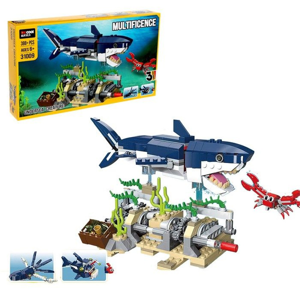 Конструктор Decool "Дино", Мегалодон, 388 деталей - купить с доставкой по выгодным ценам в ...