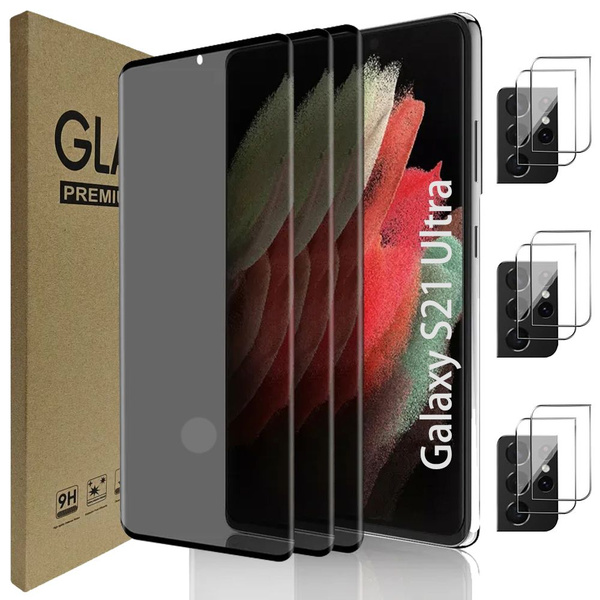 3+3 АНТИШПИОН Защитное стекло для SAMSUNG Galaxy S21 Ultra ...