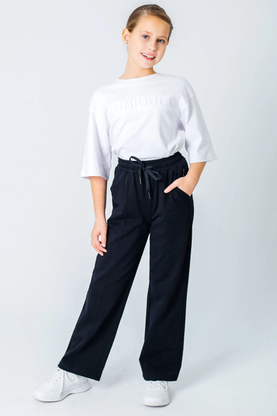 Брюки Девочки Deloras черный, размер 134 На любой сезон купить c доставкой на OZON по низкой ...