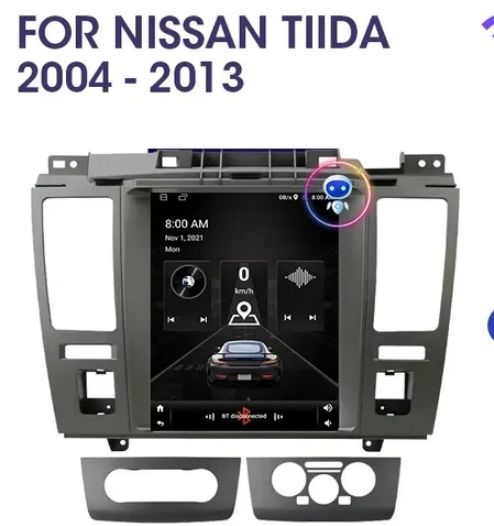 Магнитола для Ниссан Тиида С11 2004-2013 в стиле Тэсла (2+32ГБ) Nissan ...