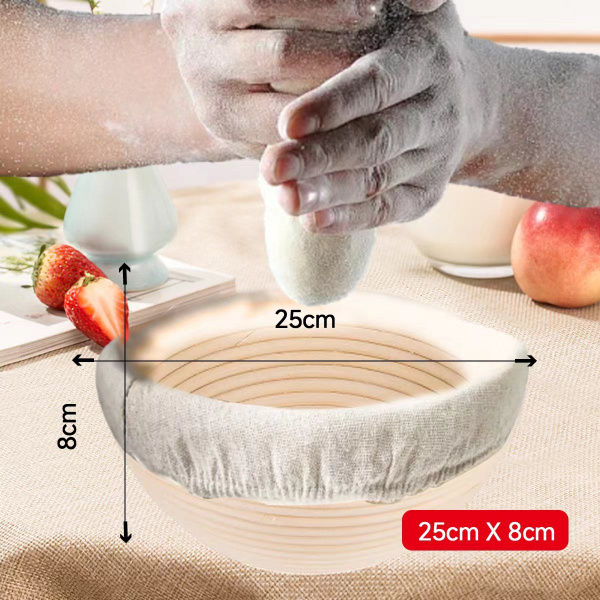 Корзина для расстойки хлеба, Круглая, 8 см x 25 см, 1 шт купить на OZON ...