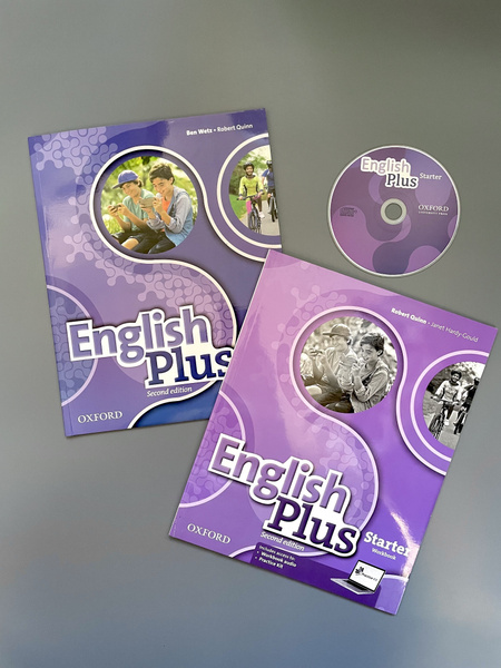 English plus starter Students Book+Workbook+Диск - купить с доставкой ...