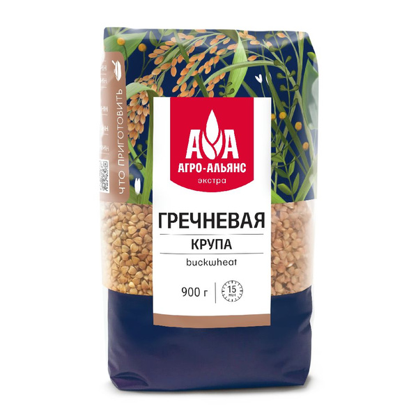 Гречка ядрица "Агро-Альянс Экстра", 900 г - купить с доставкой по ...