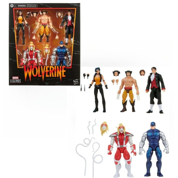 фигурки игрушки Marvel Legends Wolverine, Omega Red, Cyber, Callisto ...
