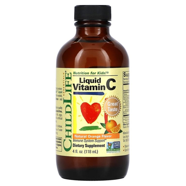 ChildLife Liquid Vitamin C, Витамин С для детей, 118 мл - купить с ...