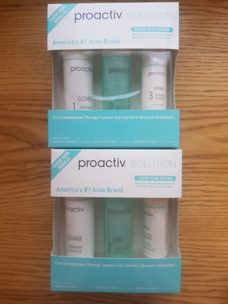 2 набора косметики от прыщей и акне Proactiv Solution, Стандартный набор на 60 дней. 120/120/60 ...
