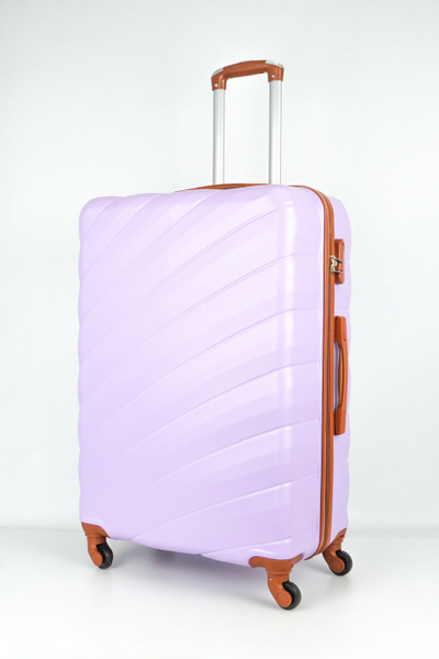 Чемодан Chemodan 360 большой из ABS пластика на 4-х съемных колесах с кодовым замком (Lotus ...