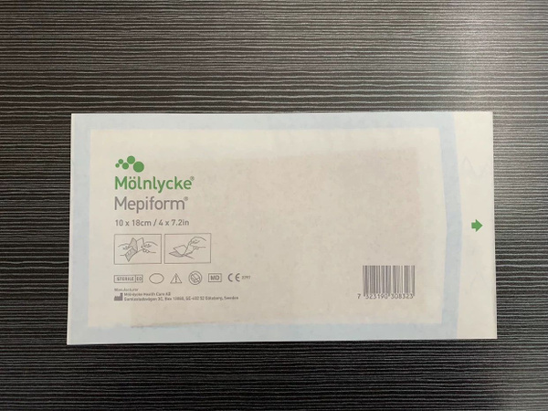 Mepiform Мепиформ силиконовая повязка пластырь от рубцов и шрамов 10 см ...