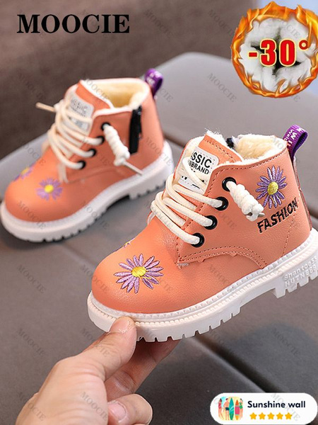 Ботинки Девочки, Мальчики MOOCIE мандариновый, размер 27 Зима Шнурки купить c доставкой на OZON ...