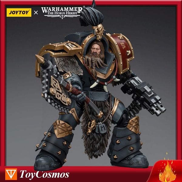 Подвижная фигурка JOYTOY Warhammer 30K Space Wolves Varagyr Wolf Guard ...