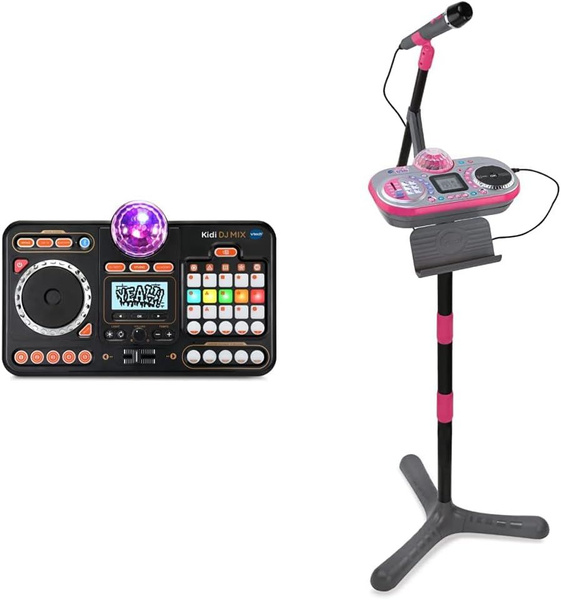 Игрушечный DJ-микшер VTech Kidi Super Star DJ для детей с 15 треками и ...