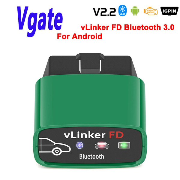 VGATE vLinker FD OBD2 V2.2 bluetooth 3.0 сканер автоматический ...
