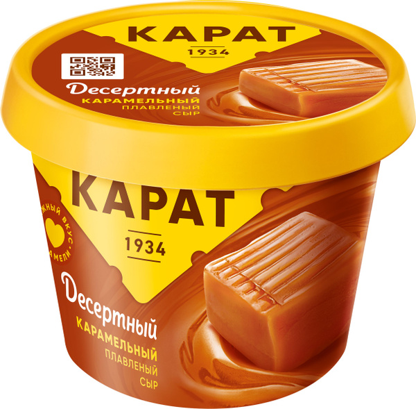 Сыр КАРАТ плавленый Карамельный 30% без змж, 230г - купить с доставкой ...