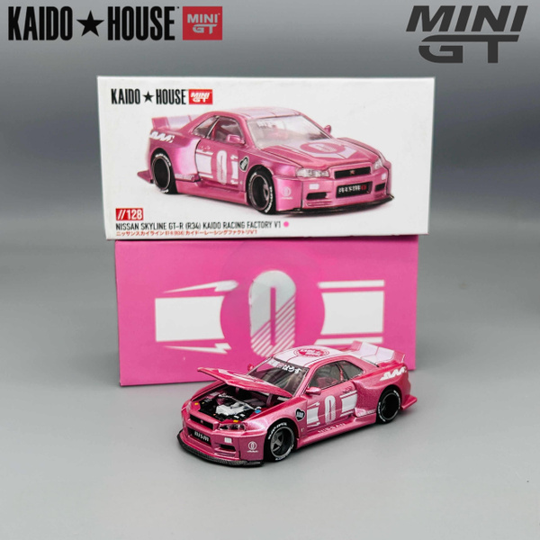 Машинка KAIDO HOUSE Mini Gt 1/64 KHMG128 Nissan Skyline GT-R R34 #0 ...
