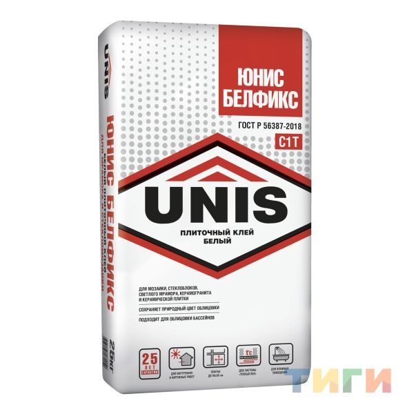 Unis Клей для плитки Клей-затирка 25 кг - купить с доставкой по ...